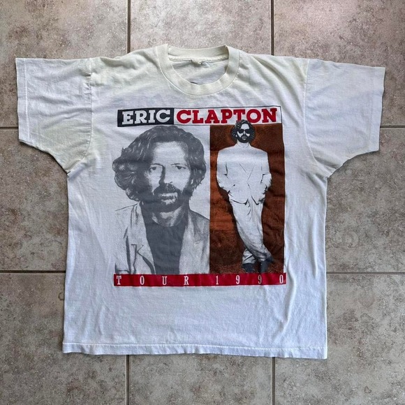 Screen Stars | Shirts | Vintage 99 Eric Clapton Tour Tshirt Size Large ...